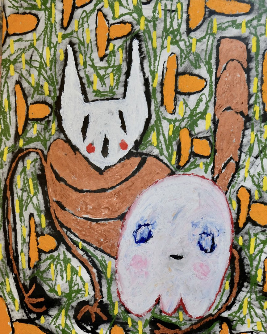 Grim Kitty and the Ghost
